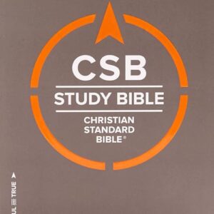 CSB Study Bible, Hardcover, Red Letter, Study Notes and Commentary, Illustrations, Articles, Word Studies, Outlines, Timelines, Easy-to-Read Bible Serif Type