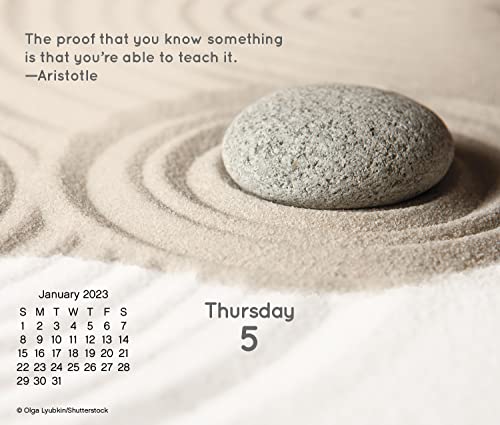 2023 Zen Day-at-a-Time Box Calendar