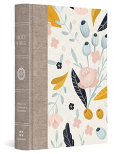 esv large print compact bible (spring bloom)