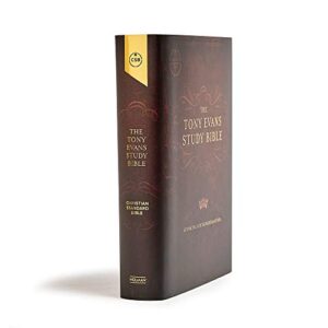 CSB Tony Evans Study Bible, Hardcover, Black Letter, Study Notes and Commentary, Articles, Videos, Charts, Easy-to-Read Bible Serif Type