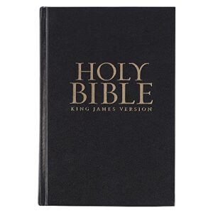 kjv holy bible, pew and worship bible large print red letter edition hardcover - ribbon marker, king james version, black (kjv pew and worship editions)