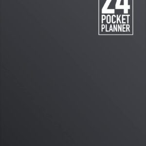 2023-2024 Classic Black Pocket Planner