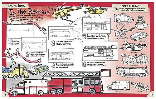 How to Draw Awesome Vehicles: Land, Sea, and Air: A Drawing Book for Kids Packed With 100+ Vehicles (Car and Boat Drawing Book for Kids) (How to Draw Series)