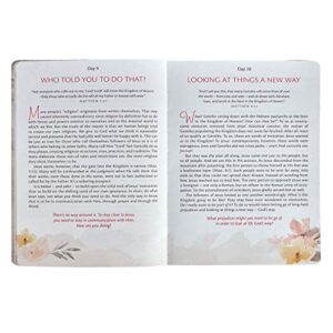 My Quiet Time Devotional - 365 Devotions for Women To Bring You Into The Peace Of The Presence of God Peach Floral Softcover Flexcover Gift Book w/Ribbon Marker