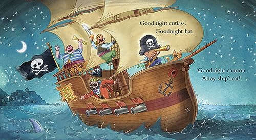 Goodnight Pirate: A Bedtime Baby Sleep Book for Fans of Buried Treasure! Perfect Christmas Gift, Holiday Stocking Stuffer (Goodnight Series)