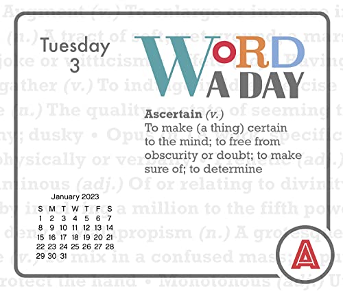 2023 Word a Day Day-at-a-Time Box Calendar