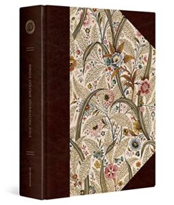 esv single column journaling bible, large print (summer garden)