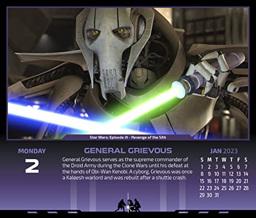 2023 Star Wars: Saga Day-at-a-Time Box Calendar