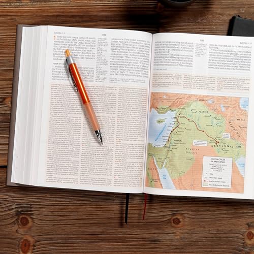 CSB Study Bible, Hardcover, Red Letter, Study Notes and Commentary, Illustrations, Articles, Word Studies, Outlines, Timelines, Easy-to-Read Bible Serif Type