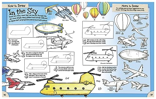 How to Draw Awesome Vehicles: Land, Sea, and Air: A Drawing Book for Kids Packed With 100+ Vehicles (Car and Boat Drawing Book for Kids) (How to Draw Series)