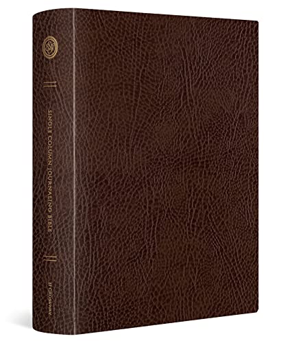 ESV Single Column Journaling Bible, Large Print (Bonded Leather, Mocha)