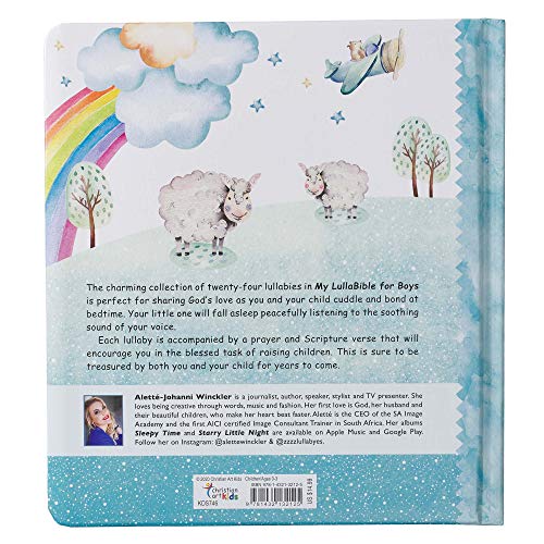 My LullaBible for Boys | Collection of 24 Lullabies for Baby Boys with Scripture | Padded Hardcover Gift Book for Parents, Ages 0-3