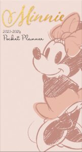 2023-2024 disney minnie mouse pocket planner