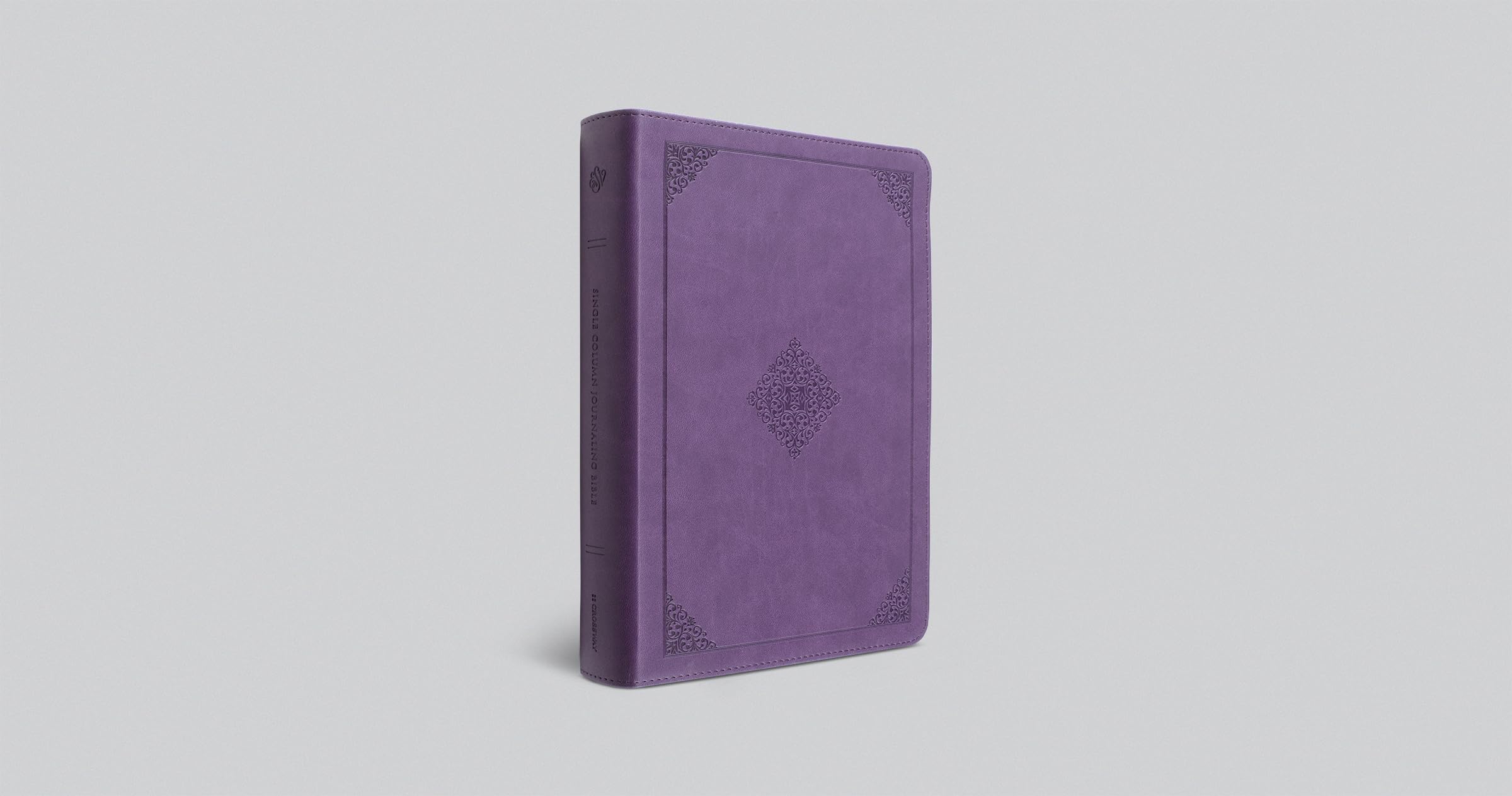 ESV Single Column Journaling Bible, Large Print (TruTone, Lavender, Ornament Design)