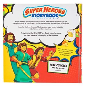 Super Heroes Storybook: Strong and Brave Bible Heros Who Changed the World For Jesus