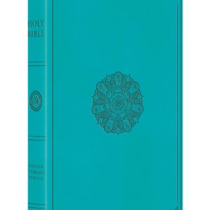 ESV Large Print Value Thinline Bible (TruTone, Turquoise, Emblem Design)