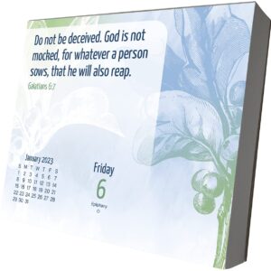 2023 Bible Verses Day-at-a-Time Box Calendar