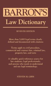 law dictionary