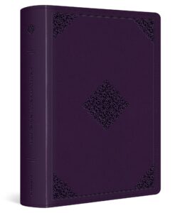 esv single column journaling bible, large print (trutone, lavender, ornament design)