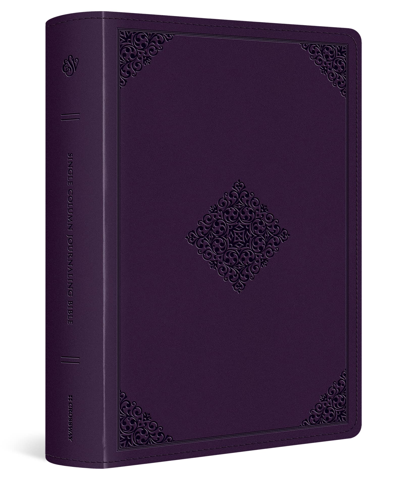 ESV Single Column Journaling Bible, Large Print (TruTone, Lavender, Ornament Design)