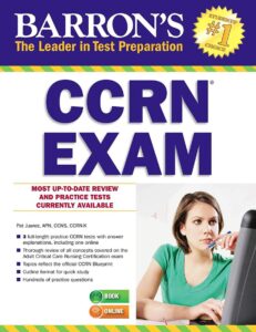 ccrn exam with online test (barron's test prep)