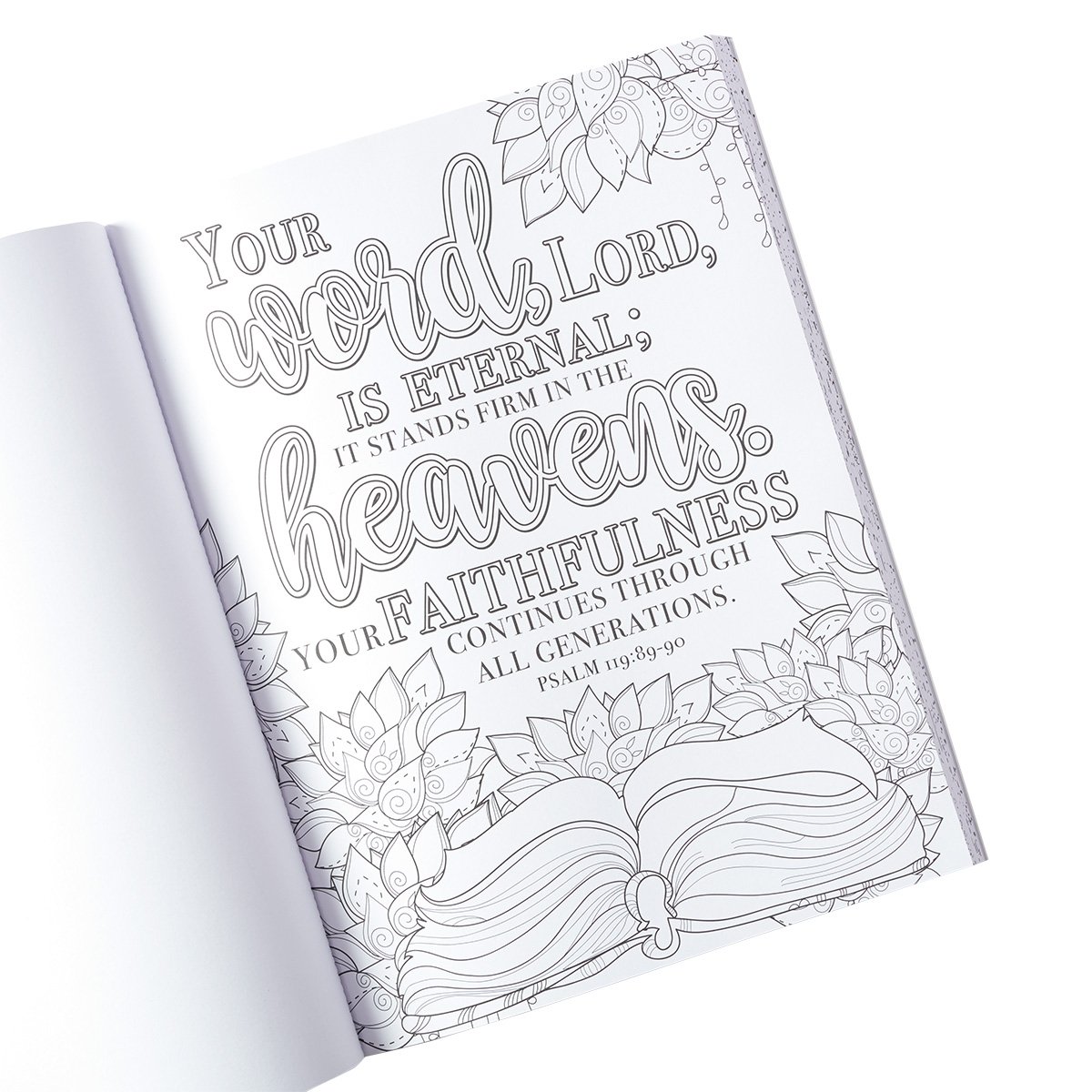 Promises to Bless Your Heart Inspirational Coloring Book for Adults and Teens with Scripture