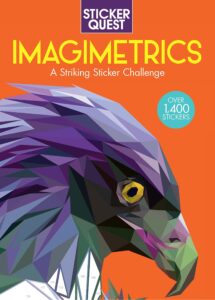 imagimetrics: a striking color-by-sticker challenge, fun and exciting adult activity book for anyone who loves adult coloring books