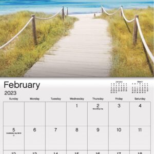 2023 Beaches Mini Wall Calendar