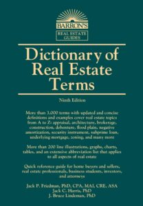 dictionary of real estate terms (barron's business dictionaries)