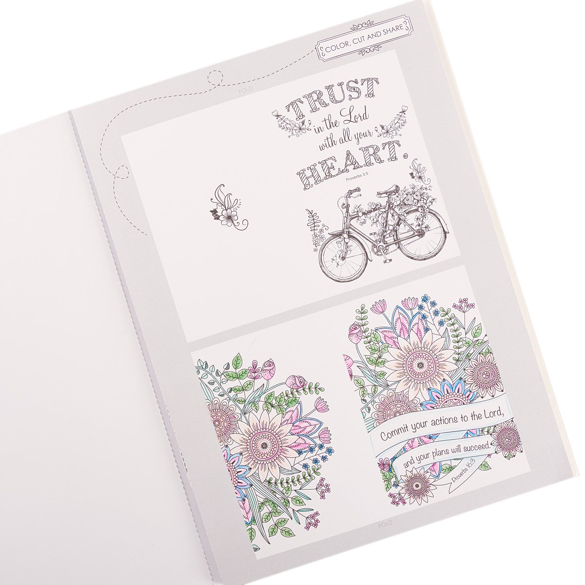 A Garland of Grace: An Inspirational Adult and Teen Coloring Book