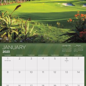 2023 Sports Illustrated Golf Courses Wall Calendar