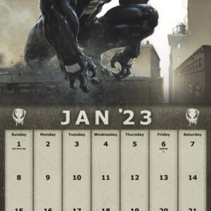 2023 Marvel Venom Wall Calendar