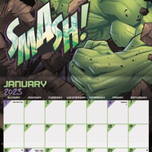 2023 Marvel Avengers Wall Calendar