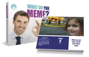 2023 what do you meme? day-at-a-time box calendar