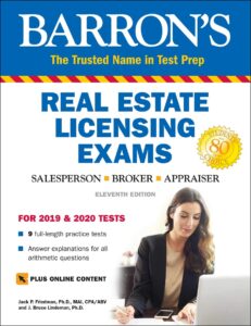 real estate licensing exams (barron's test prep)