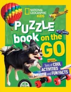 national geographic kids puzzle book: on the go