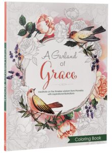 a garland of grace: an inspirational adult and teen coloring book