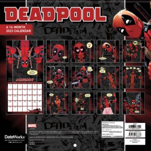 2023 Marvel Deadpool Wall Calendar