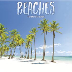 2023 beaches mini wall calendar