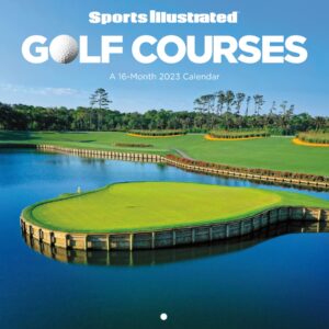 2023 sports illustrated golf courses wall calendar