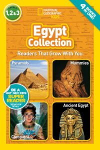 egypt collection (national geographic kids readers, levels 1, 2, & 3): readers that grow with you