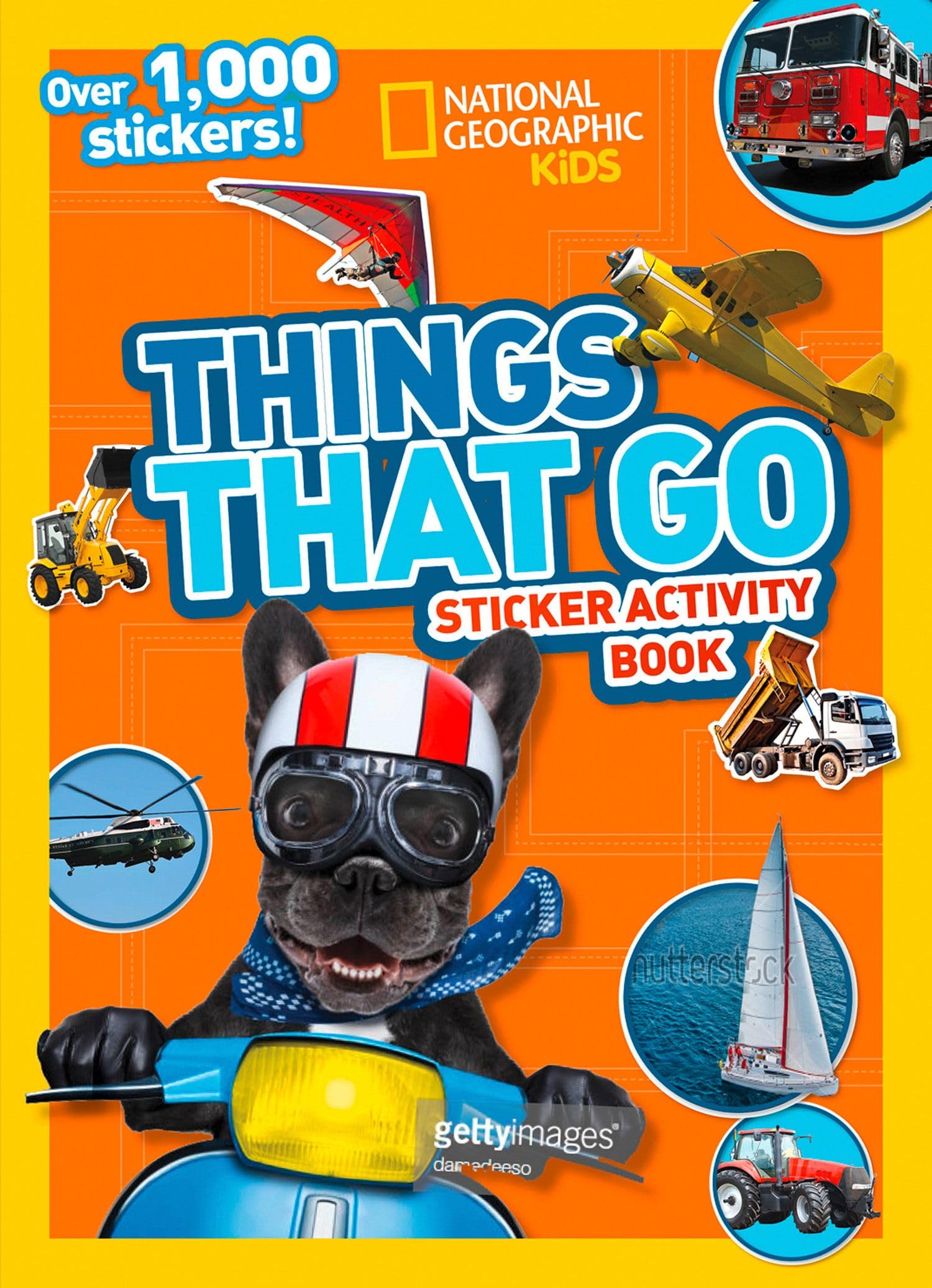 Things That Go Sticker Activity Book