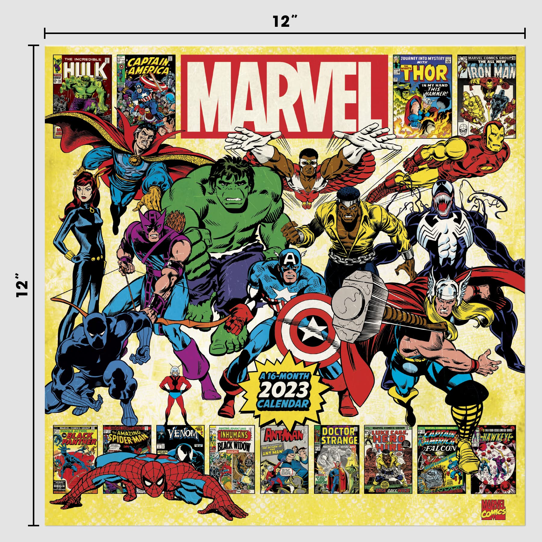 2023 Marvel Comics Wall Calendar