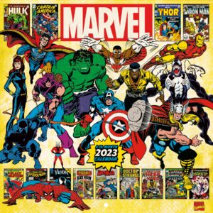 2023 marvel comics wall calendar