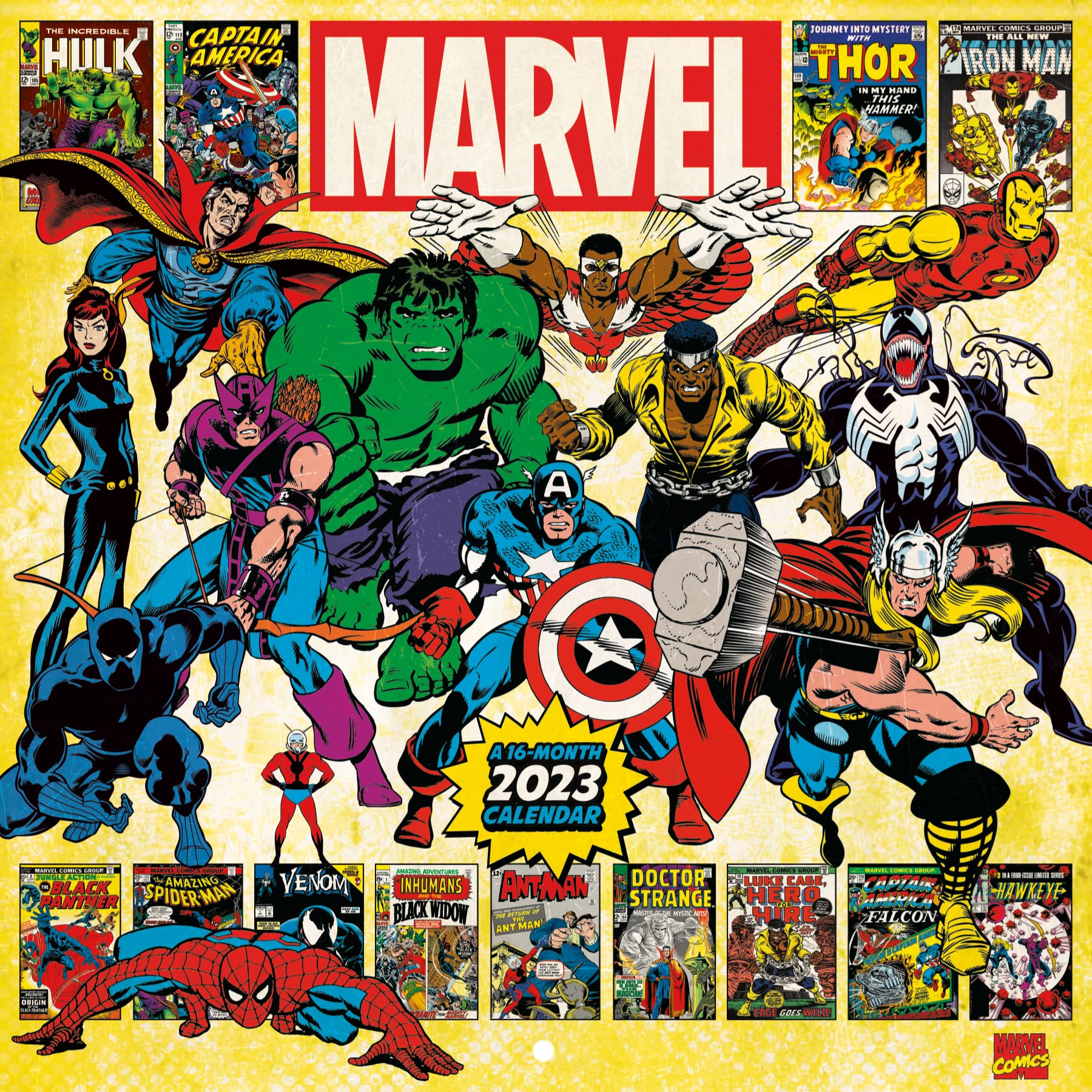 2023 Marvel Comics Wall Calendar