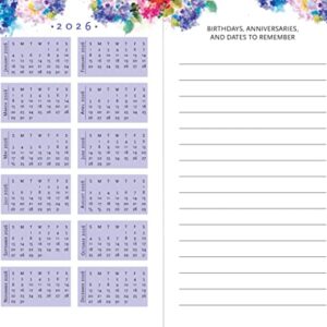 2024-25 Hydrangeas 2-Year Pocket Planner (24-Month Calendar)