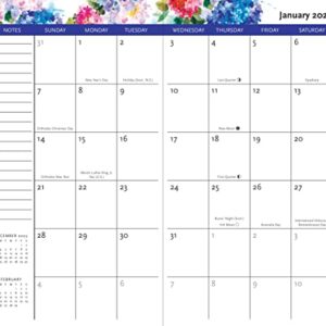 2024-25 Hydrangeas 2-Year Pocket Planner (24-Month Calendar)