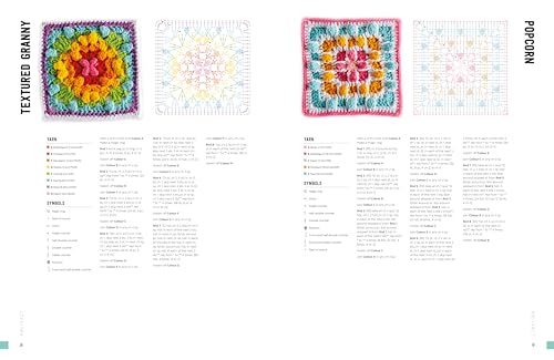 3D Granny Squares: 100 crochet patterns for pop-up granny squares