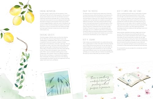 Watercolor For The Soul: Simple painting projects for beginners, to calm, soothe and inspire