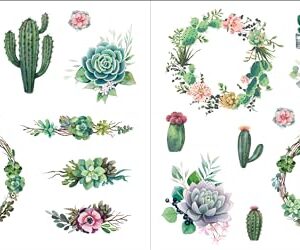 Bunches of Botanicals Sticker Book (Over 500 stickers!)